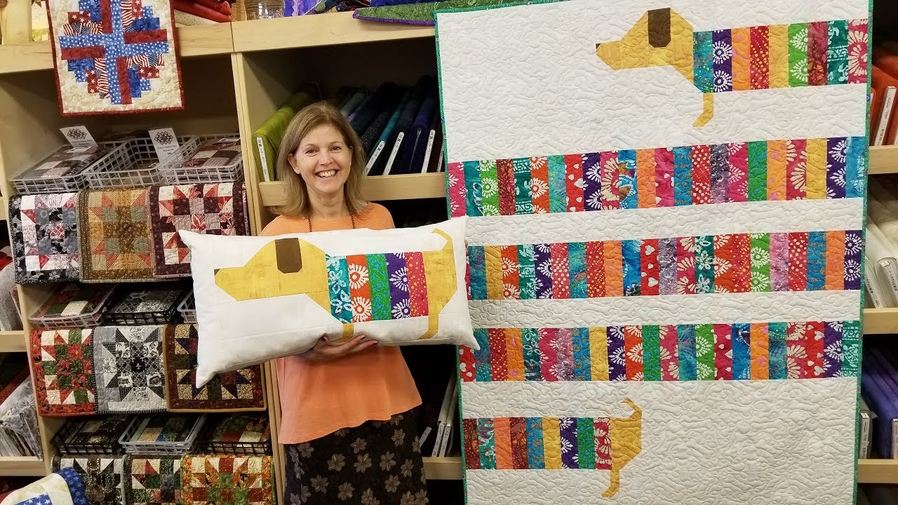Wiener Dog Quilt? All Wrapped Up Pattern!