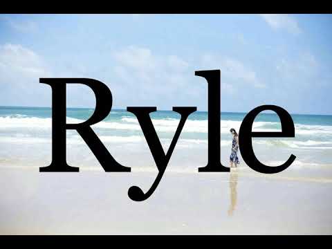 How To Pronounce Ryle๐๐๐๐๐๐Pronunciation Of Ryle