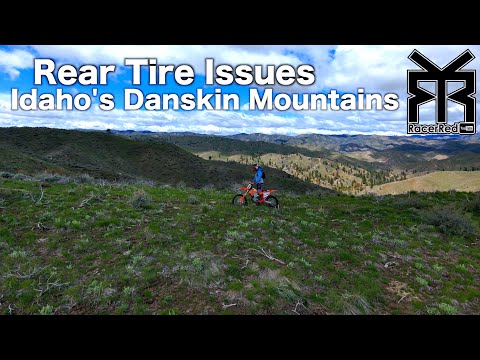 Limping the Motorcycle Out of Blacks Creek - Danskin Mountains - Dirtbike Rear Bib Failure