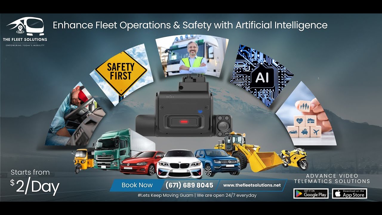The Fleet Solutions Guam - Transform Your Fleet with Advanced AI-Powered Video Telematics Solutions