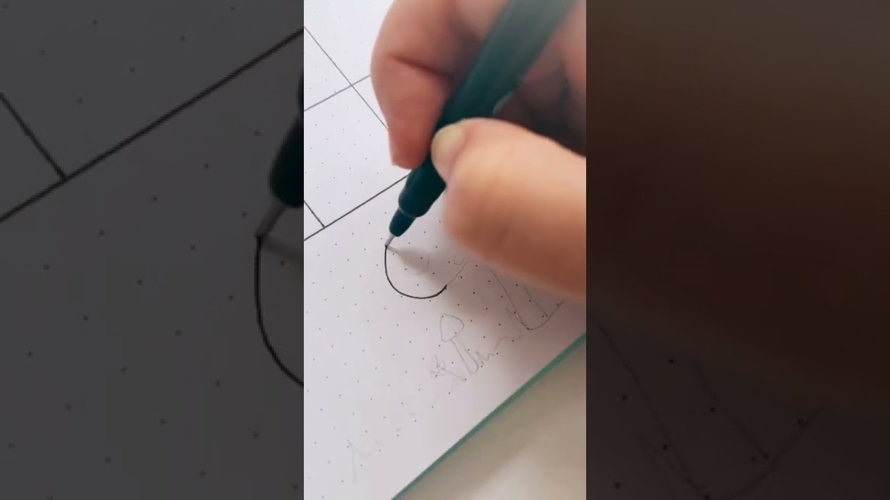 September bujo calendar page!🗓🍄