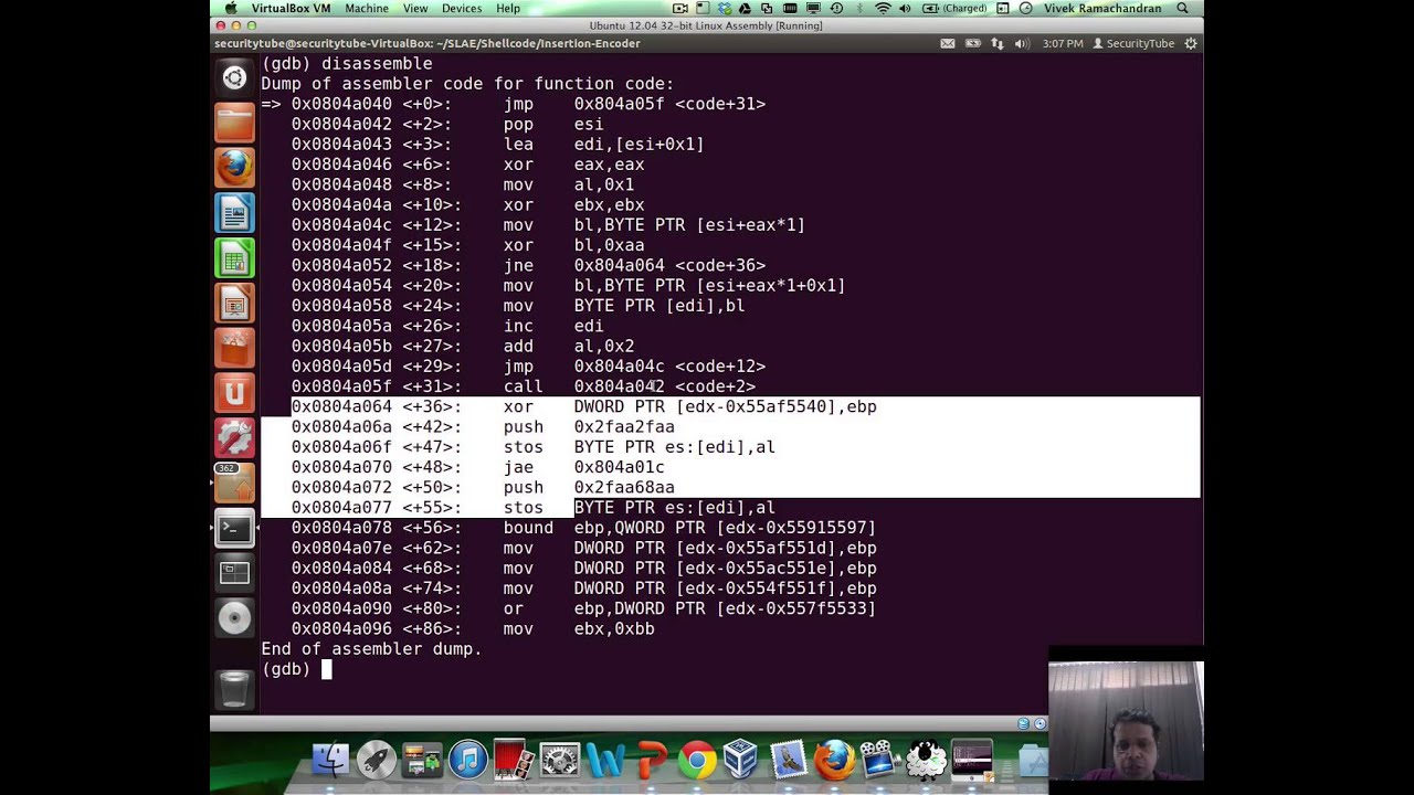 [SecurityTube.net]  Writing an Custom Insertion Encoder