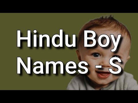 200 Hindu Boy Names and Meanings, Starting With S