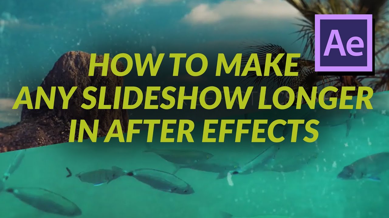 How to make any slideshow longer in Adobe After Effects