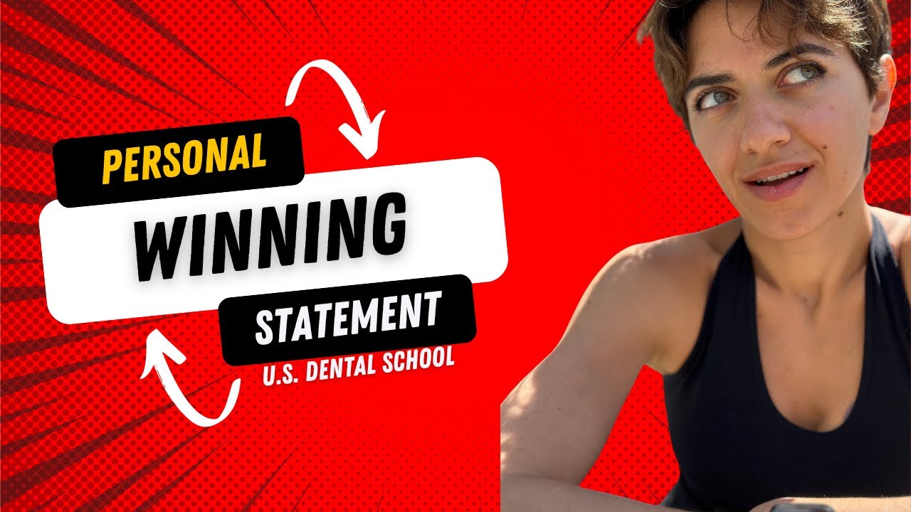 How to write a winning personal statement for dental school application. CAAPID/SOP.
