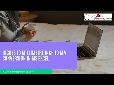 Inches to Millimetre inch to mm conversion in MS Excel #viralshort #UnitConvertInExcel #InchtoMetric