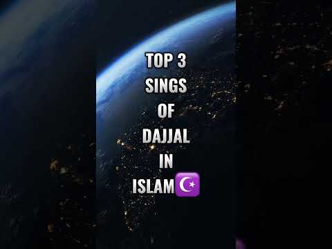 Signs of dajjal in Islam☪️ #shorts #islam