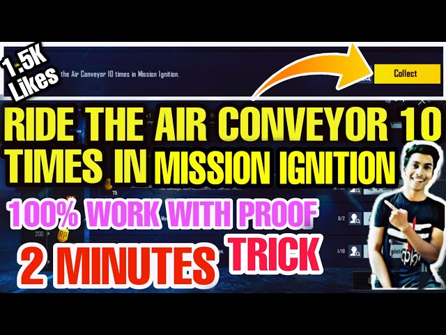 How to ride the Air Conveyor in BGMI