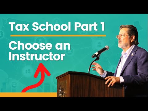 Tax School Part 1 | Choose an Instructor