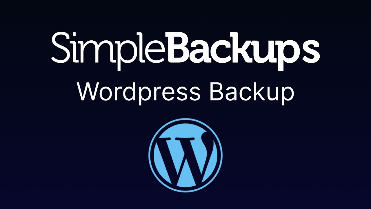Backup your wordpress sites with SimpleBackups