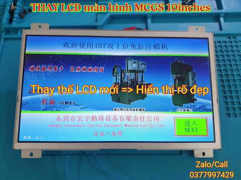 Sửa chữa màn hình MCGS TPC1062/TPC7062 || Thay LCD và cảm ứng màn hình MCGS