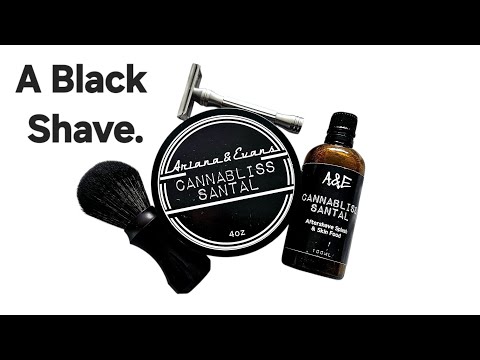 Blackland Dart Safety Razor.Ariana & Evans Cannabliss Santal Soap & Splash Blackland Signature Brush