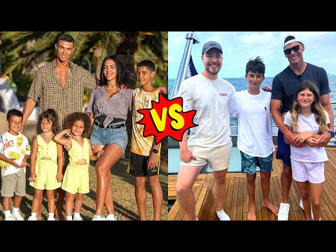 Cristiano Ronaldo Family VS Mr Beast Family (Real Name And Ages) 2024