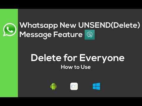Whatsapp Delete For Everyone Feature!! (Unsend Message) – Garlic Pickle