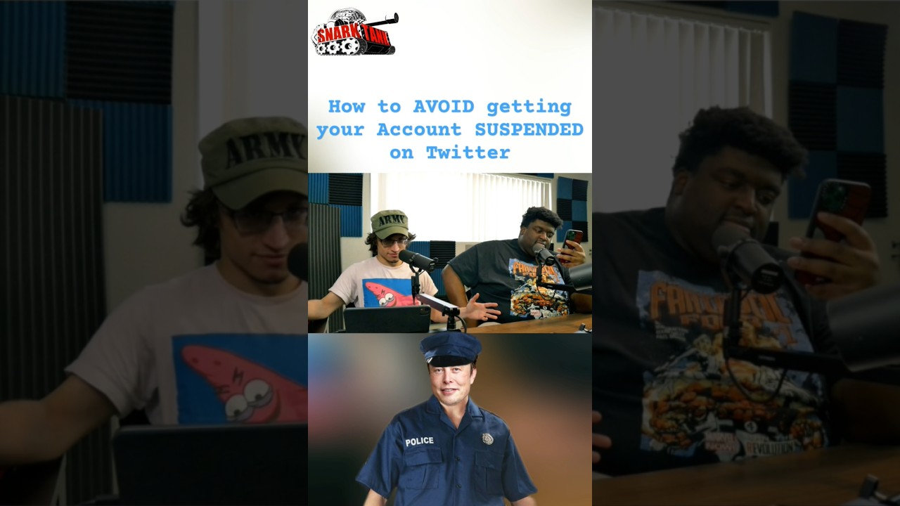 How to AVOID getting your TWITTER ACCOUNT SUSPENDED @TheSnarkTank #twitter #censorship #elonmusk
