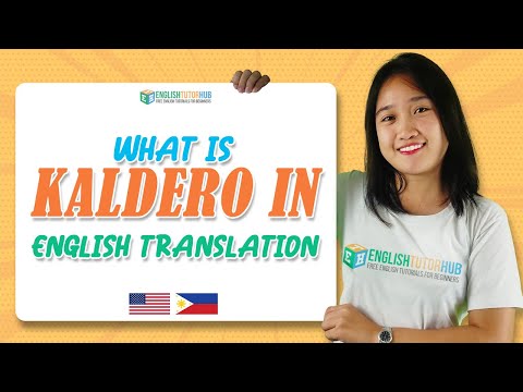 What is Kaldero In English Translation | Kaldero In English