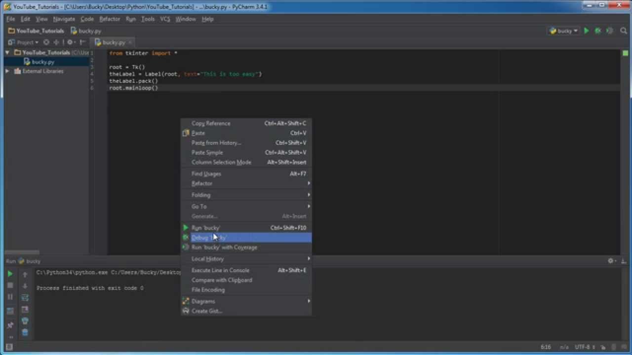 Python GUI with Tkinter - 1 - Introduction