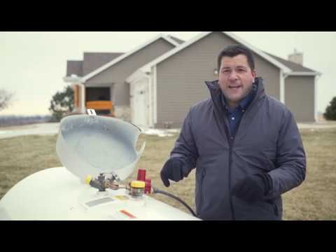 How to Read a Propane Tanks Percentage Gauge