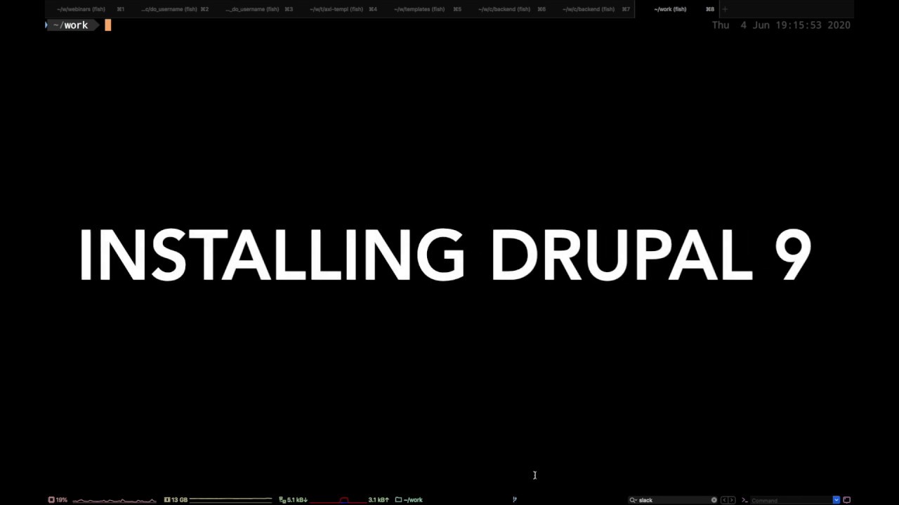 Install Drupal 9 with Lando support