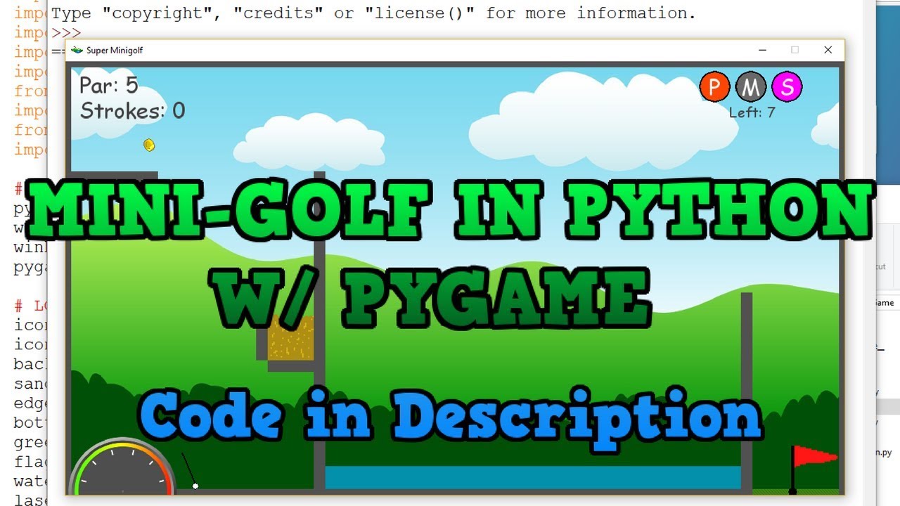 Pygame Game - Mini Golf