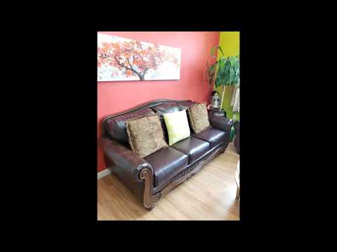Subrtex Stretch Cushion Covers Leather Couch Cushion Covers Waterproof Seat Covers RV Chair Loveseat