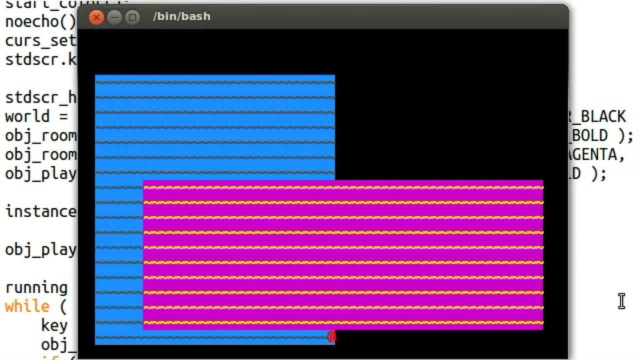 Python [curses] 18 Background Fix