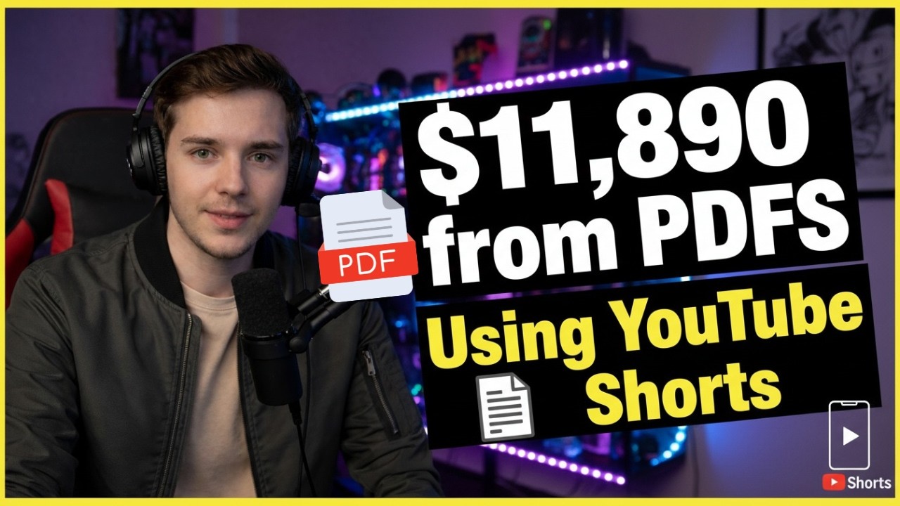 I Made $11,890 Selling PDFs With YouTube Shorts