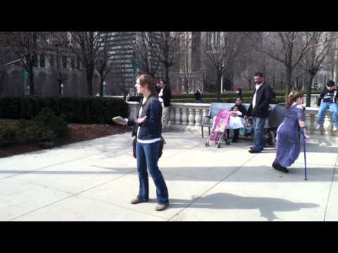 True Meaning of a Good Person - Jessica Open Air Preaching with Moody's Student Outreach