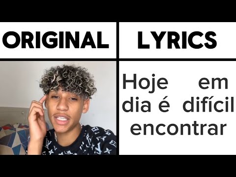 MC Xangai Menina Do Job / Original vs Lyrics