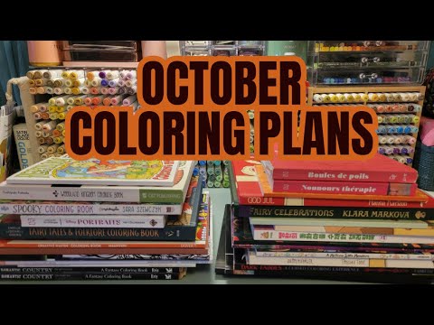 Take a Peek Inside my October Coloring Plans