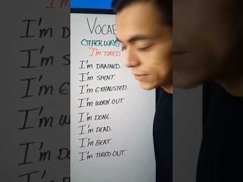 Estoy cansado #adjectives #teacher #englishtips #englishclass #homiekarnal #AlejandroHernandez
