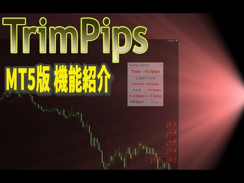 トレーディングユーティリティ | TrimPips MT5 購入