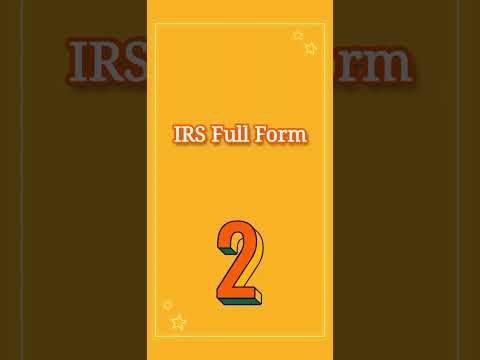 IRS full form || gk #gkquiz #gkallexam