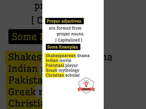 proper adjective definition and examples - proper adjective ki definition