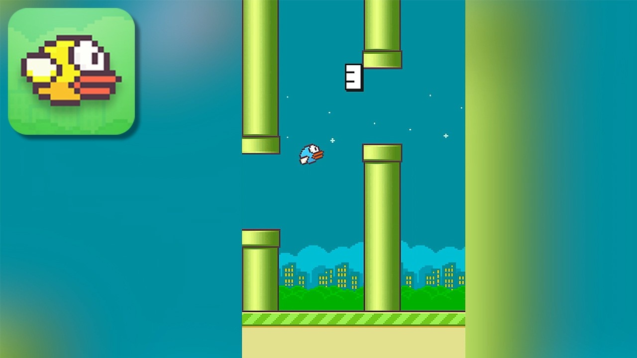 Flappy Bird - Gameplay (iOS, Android)