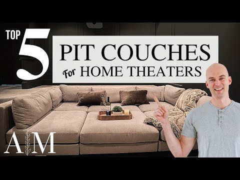 BEST PIT COUCH FOR HOME THEATERS - Top 5 Modular Pit Sectionals of 2022