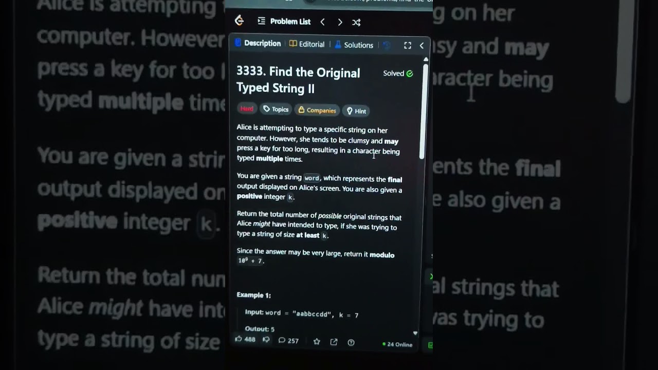 👉 LeetCode 3333 Solution | Daily Challenge in Java, C++ & Python ⚡ #shortsindia #motivation  #coding