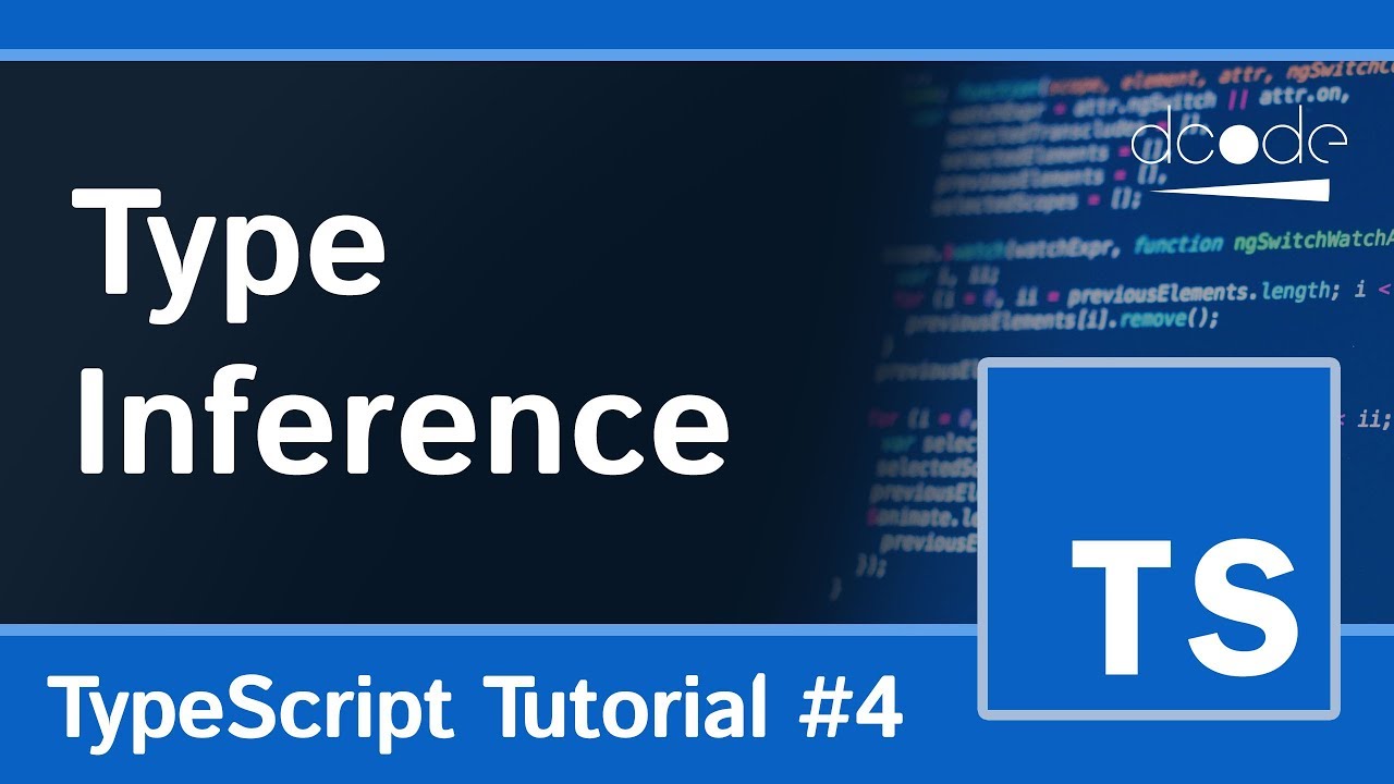 Type Inference - TypeScript Programming Tutorial #4