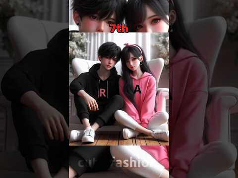 Top 10 cute couple name letter 🥰😍💗❤️#anime #cutefashion #viralshorts #korean #love #fashion #couple