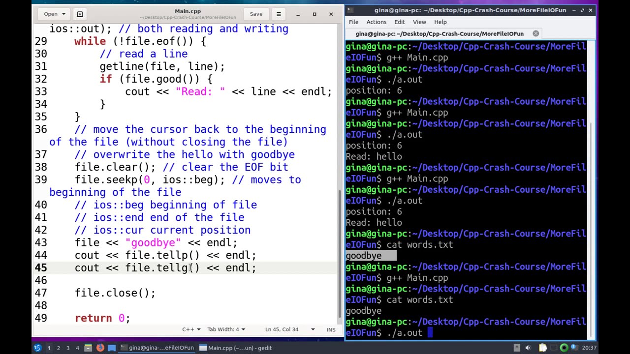 How to do random access file IO