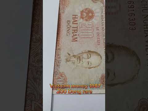 Vietnam money 1987. Look through 200 Dong. 36 years ago. World coin info