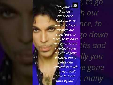 Inspiring Prince Quotes on Life and Music #shorts #youtubeshorts #youtube #quotes #prince #life