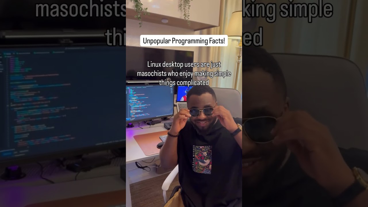 Tag a Linux user 😂 #programming #programminghumor #codingmemes