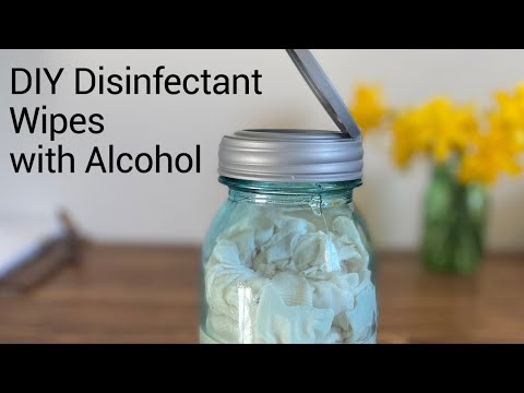 DIY Disinfectant Wipes with Alcohol | Easy Homemade Cleaning Wipes Hack