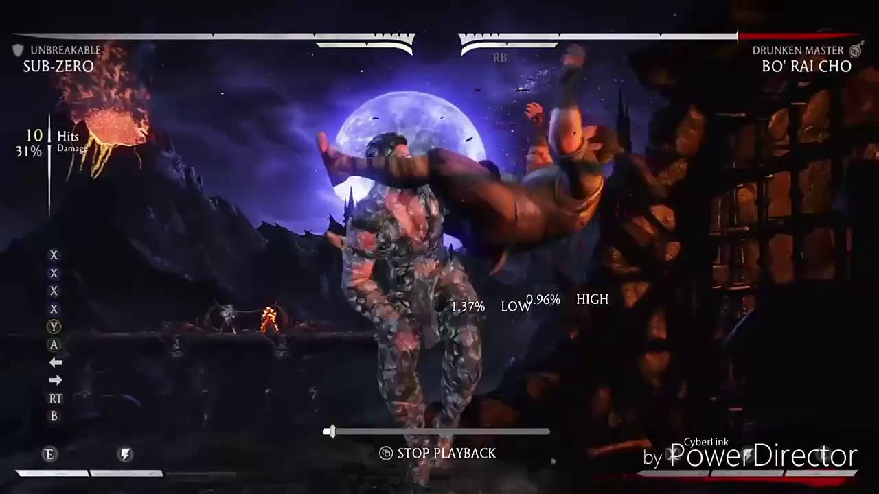 Unbreakable Sub Zero *AFTER PATCH* combos
