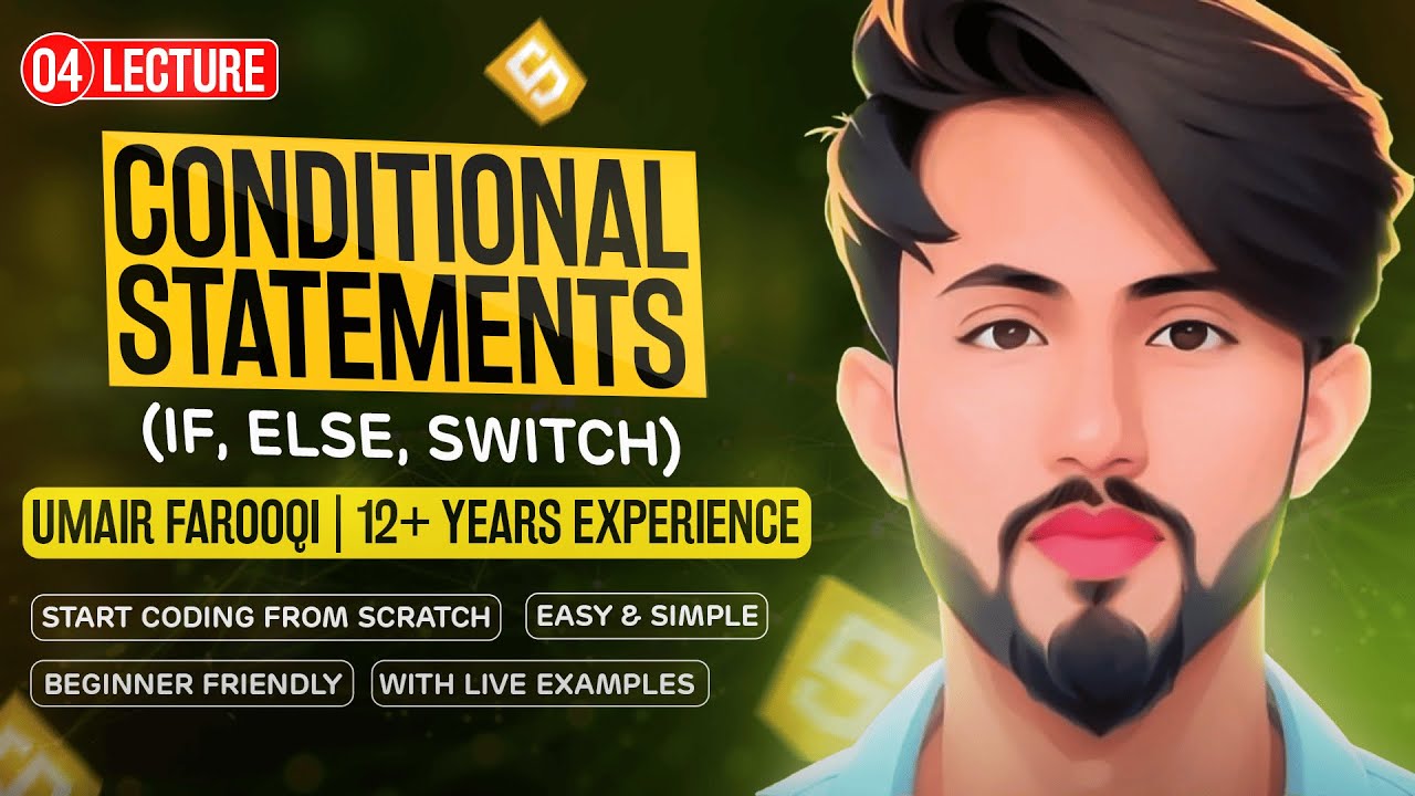 Learn JavaScript Conditional Statements (If Else & Switch) in Urdu/Hindi