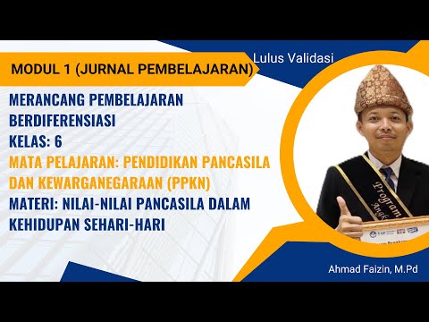 Jurnal Pembelajaran Merancang Pembelajaran Berdiferensiasi PKN