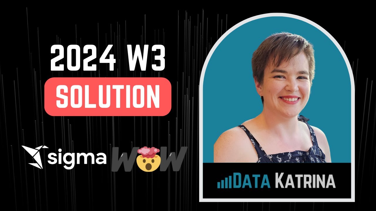 #WOW2024 W3 Sigma Computing Solution Video