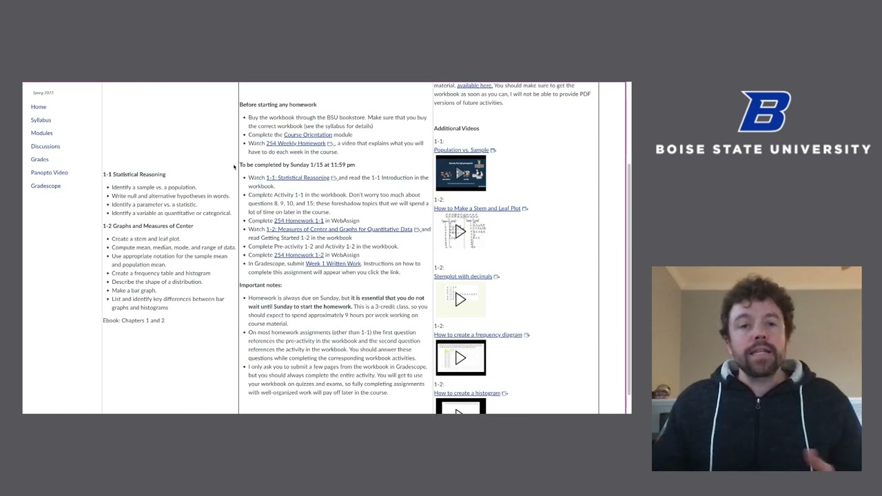 Math 254 Course Introduction