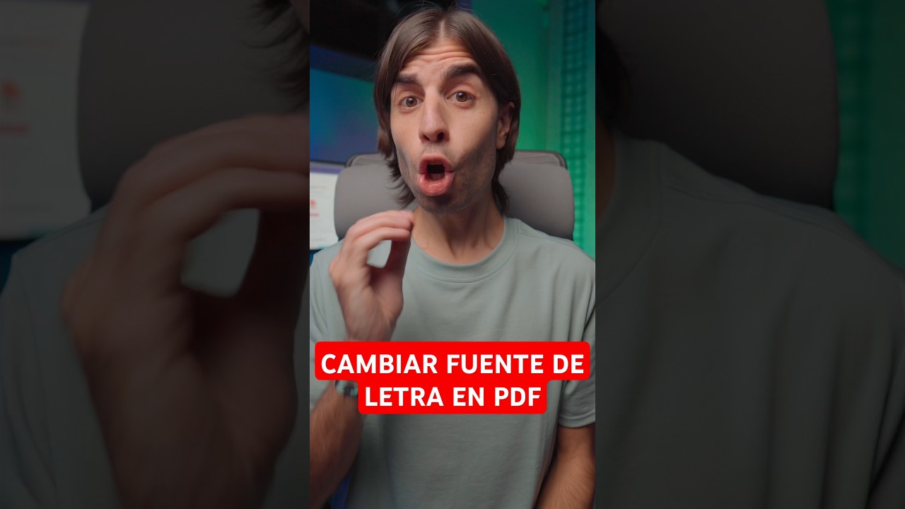 MODIFICAR FUENTE de LETRA en PDF #pdf #letra #texto #trucos #pdfbeast